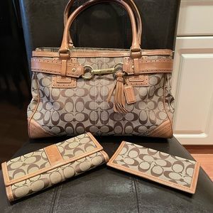 Coach | Bags | This 3 Piece Coach Set Which Was Created In Neutral ...